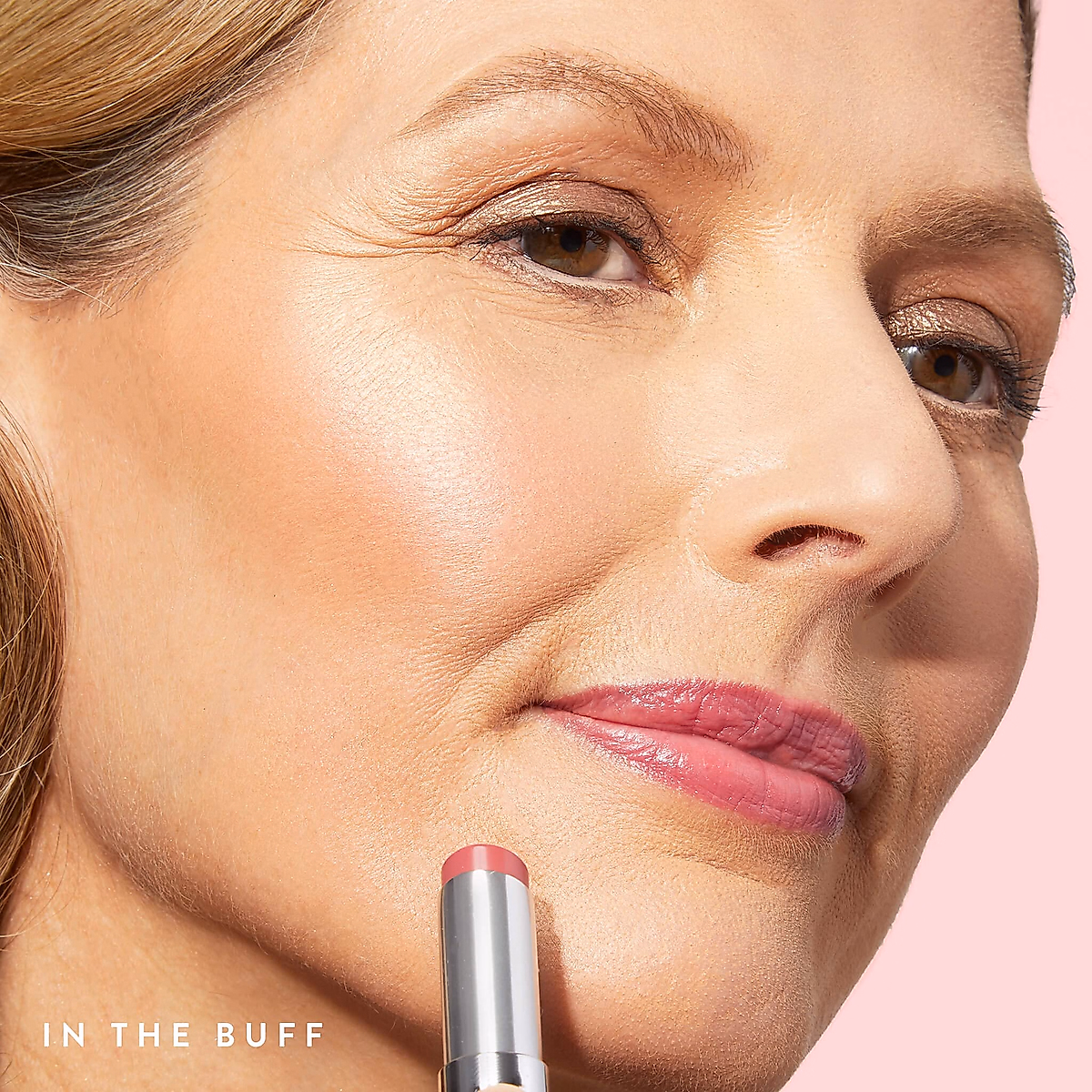 LAURA GELLER NEW YORK Jelly Balm Moisturizing Tinted Lip Balm - In the Buff - Hydrating Vitamin E - Semi-Shine Finish