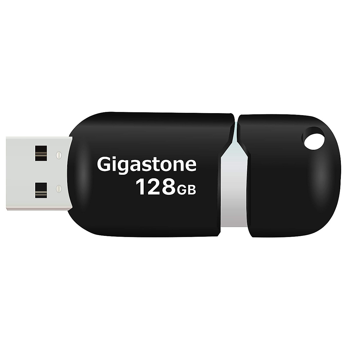 GIGASTONE V10 128GB USB 2.0 Flash Drive 128GB Flash Drive Thumb Drive Memory Stick Pen Drive Capless Retractable Design