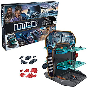 Hasbro Gaming Battleship: Marvel Studios' Black Panther Wakanda Forever Edition, 3D Strategy Game for Ages 7+, 2-Player Board Game