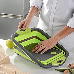 SNUG VIBES BBQ Prep Tub - Collapsible Chopping Board with Meat Shredder Claws - Food Grade Plastic and Silicone Collapsible Wash Basin for Seasoning, Meat, Veggies – Meat Cutting Board - Camp Kitchen