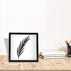 NAOKBOEE 15x15 Picture Frame in Black - Horizontal and Vertical Formats for Wall - Photo Frames with Shatter Resistant Plexiglass
