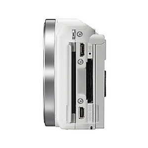 Sony Alpha a5000 Mirrorless Digital Camera with 16-50mm OSS Lens (White) (Renewed)