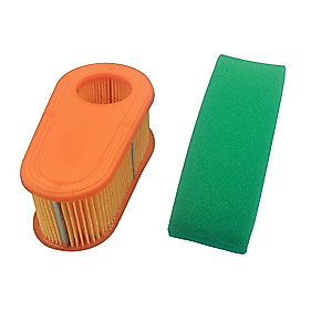 Quaprodur Air Filter 795066 Replacement for Briggs 5419 775EX 800E 825E 850 850E 875EX 950E 7.75hp 8.50-8.75HP Engines with 796254 Pre Filter,2 Pack