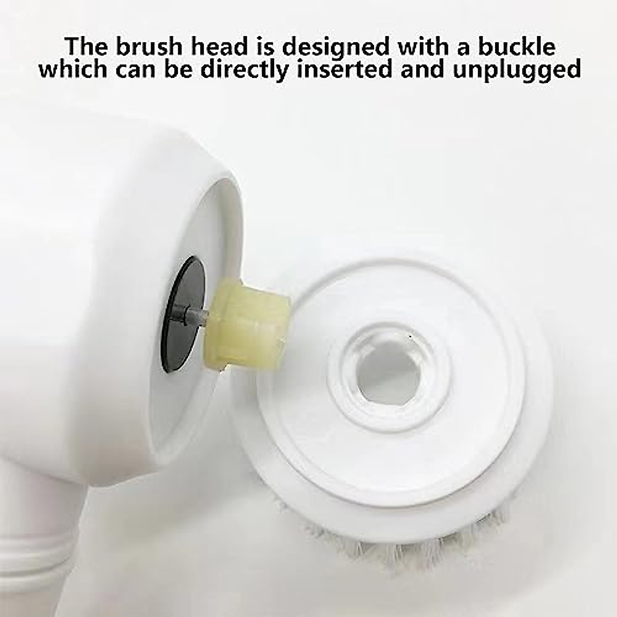 Sentmoon Clearance Cordless Electric Cleaning Brush, Electric Spin Scrub-BER with 5 Brush Heads, Power Scrub-BER, Rechargeable Cleaning Tools for Bathroom Wall Kitchen Tile Window Sink