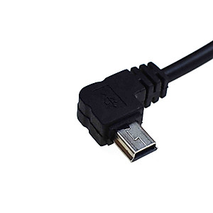 Car DC 12V to 5V Mini/micro USB Dash Cam USB Hardwire Kit Direct Wired Cable Kit for Dash CamerasTablet Recorder Accept DC 12-24V Input (Mini USB)