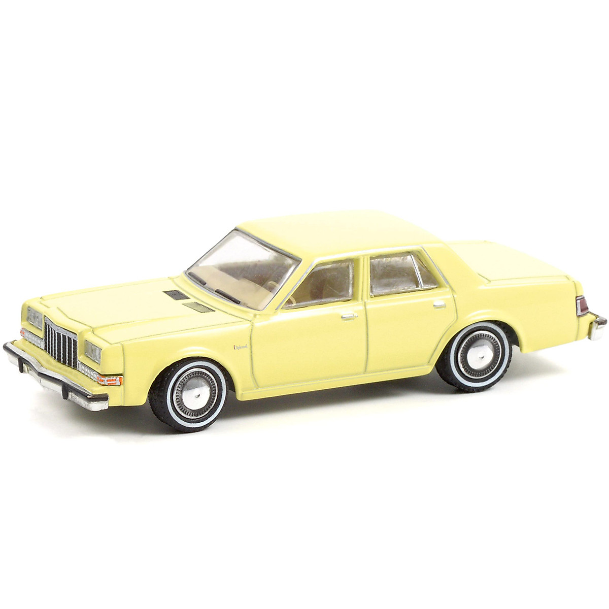 1981 Dodg-e Diplomat Yellow (Bill Maxwell's) The Greatest American Hero (1981-1983) TV Series 1/64 Diecast Model Car by Greenlight 44920 A