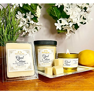 1 Pack Beeswax Melts, Opal Shine, Sage & Lemon, Wax Melts, Aromatherapy, Scented Candle Melts, Opulent Brilliance 3 oz