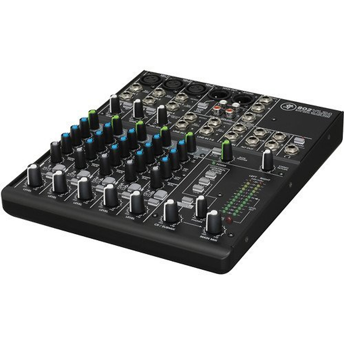 Mackie 802VLZ4 8-Channel Ultra-Compact Mixer with G-MIXERBAG-1212 Padded Nylon Mixer/Equipment Bag & PB-S3410 3.5 mm Stereo Breakout Cable, 10 feet Bundle