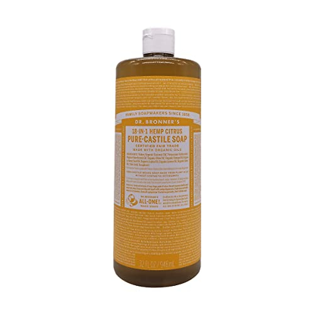 Dr. Bronner's Citrus Castile Soap, 32 FZ