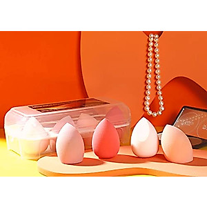 Makeup Sponge, Beauty Sponge, Makeup Blender Sponge 8 PCS, Original Scene Music（Music Type :Kawaii Bass),Dry and Wet Use, Makeup Sponges for Foundation, Makeup Blender Sponge Set with Gift Box