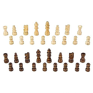 Classic Wooden Board Games, Great for Prizes, 10" (10" Wooden Chess)