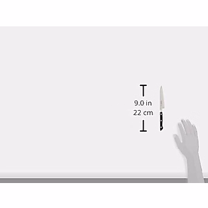 FU-801 Petty Knife, 4.7 inches (120 mm), Made in Japan, Cobalt Alloy Steel, Double Edged, Perfect for Peeling and Cutting Fruits and Vegetables, All-Purpose Knife for Cooking Meats and Fish, Made by