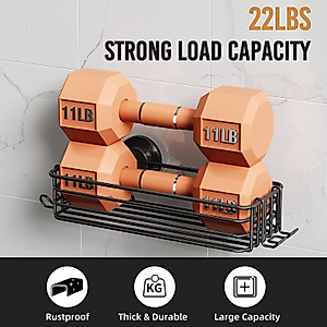 LEVERLOC Shower Caddy Suction Cup, 2 Pack Shower Shelves for Inside Shower with Hooks & Soap holder, NO-Drilling Bathroom Shower Organizer, Rustproof Meatl Shower Holder Storage, Black