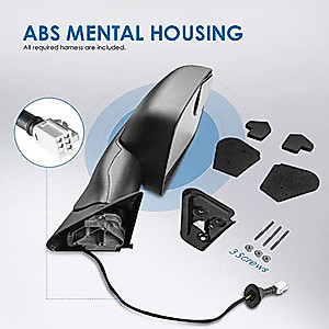 MOSTPLUS Power Heated Towing Mirror Compatible for 1998 1999 2000 2001 Dodge Ram 1500/1998-2002 2500 3500 with Manul Telescoping-Passenger Side