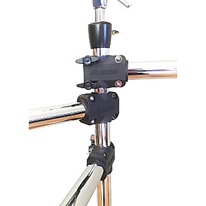 Alesis Command Pro Chrome Metal Electronic Drum Rack with 2 Cymbal Mounts and Silverline Audio Drum Key Bundle [Compatible with most Alesis/Roland/Yamaha/Simmons/Ion Sets]