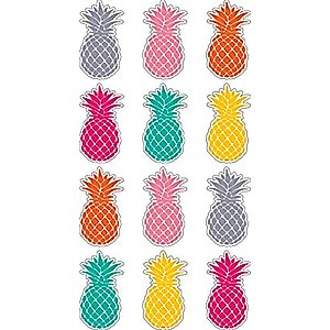 Teacher Created Resources® Tropical Punch Pineapples Mini Accents, Pack of 36