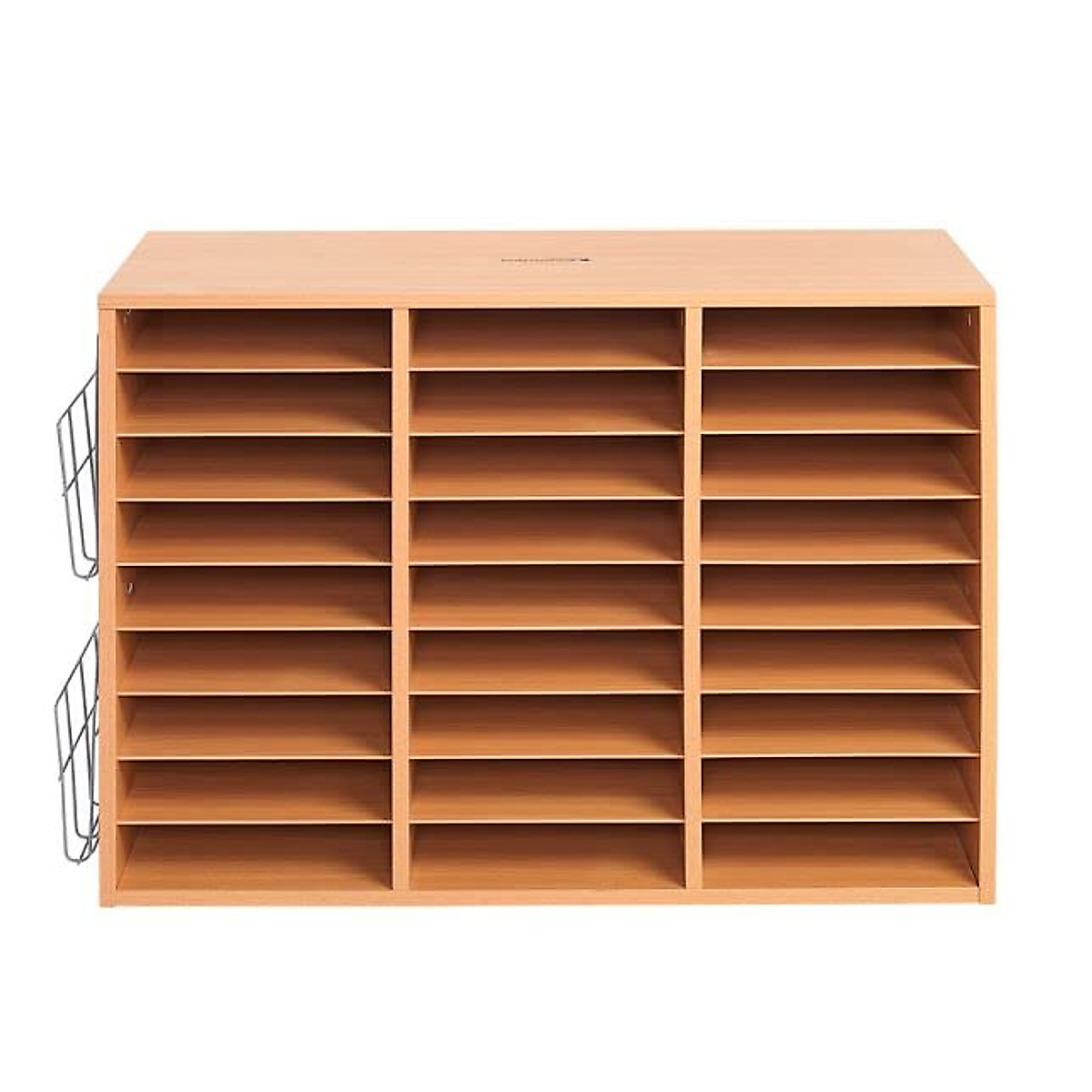 Really Good Stuff Classroom Oak Mail Center and Paper Holders