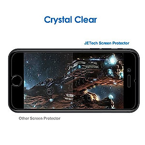 JETech Screen Protector for iPhone SE 3 (2022 3rd Edition) 4.7-Inch, Tempered Glass Film, 3-Pack