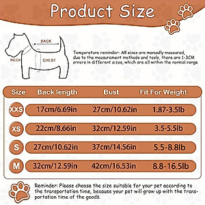 Christmas Dog Sweaters for Small Dogs, Fleece Dog Clothes Hoodie, Yorkie Chihuahua Teacup Sweater Winter Cute Warm, Pet Doggie Puppy Sweater for Dog (Plaid, X-Small)