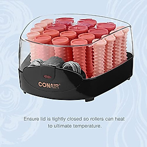 Conair Compact Multi-Size Hot Rollers, Coral