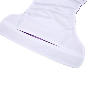 Incontinence Protection Nappies, Breathable Reusable Good Water Absorption Adult Cloth Diaper for Home for Hospital(Large Size)