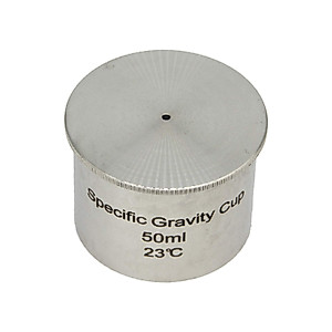 Paint Density Specific Gravity Cup Stainless Steel Paint Density Determiner Pycnometer 50ml