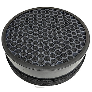 Nispira True HEPA H13 Air Filter Replacement Compatible with hOmeLabs Compact Air Purifier HME020248N with Night Light Office Bedroom, 2 Units