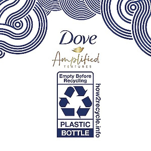 Dove Amplified Textures Shampoo, Conditioner, Leave-In Conditioner with Coconut Milk, Aloe, and Jojoba 3 Count for Coils, Curls and Waves and Moisture Amplifying Hair Care Blend 11.5 oz