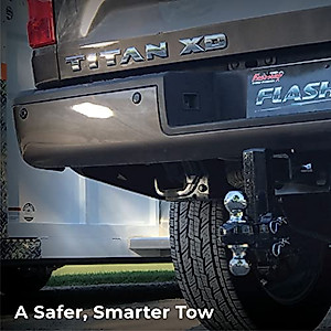 Fastway Flash Solid Steel 49-00-5900 Adjustable Steel Ball Mount with 10 Inch Drop, 2 Inch Shank, and Chrome Plated Balls