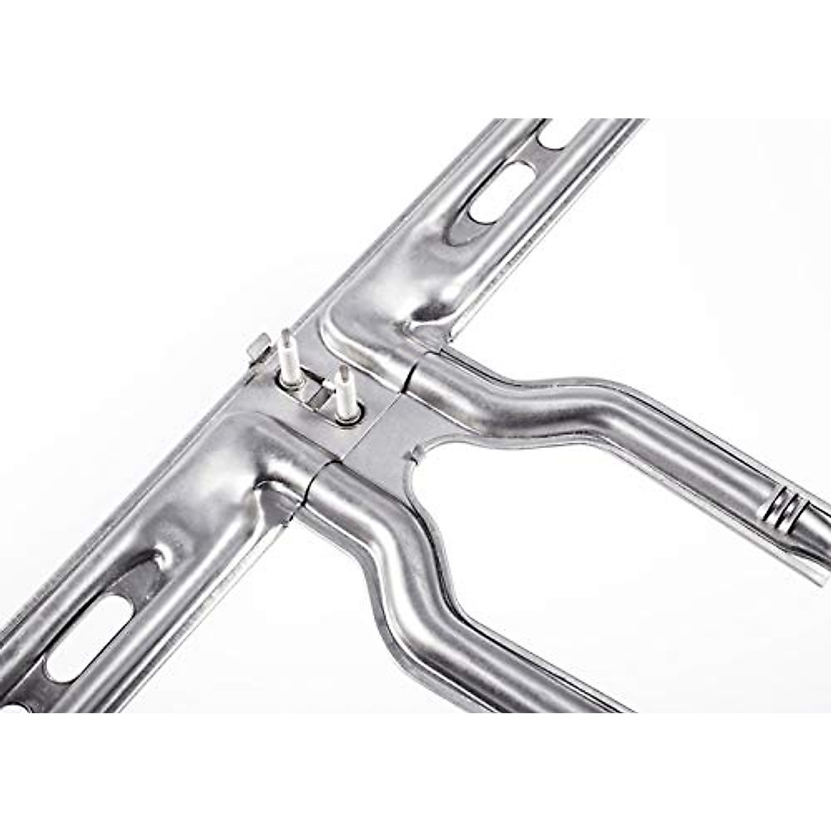 Zljoint Stainless Steel Burner Assembly (1-pack) for Select Coleman 2000, 3000, Grill Master BG4622YPB, BG6522RPB, SG5522RP, Sunbeam BG4622YPB-S, FG7622RPB-S, .. (21 1/2" x 8" )