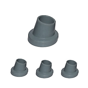 Slope Replacement Feet for Shower Chair Bath Seat, shower stools and transfer bench, non-skid Shower Bench and Tub Transfer Benches Rubber Suction Cup Feet, Metal Insert Reinforced (slope, 1-1/8" I.D)