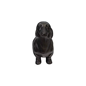 Creative Co-Op Dachshund Dog Paper Towel Holder Entertaining Tools, Bronze
