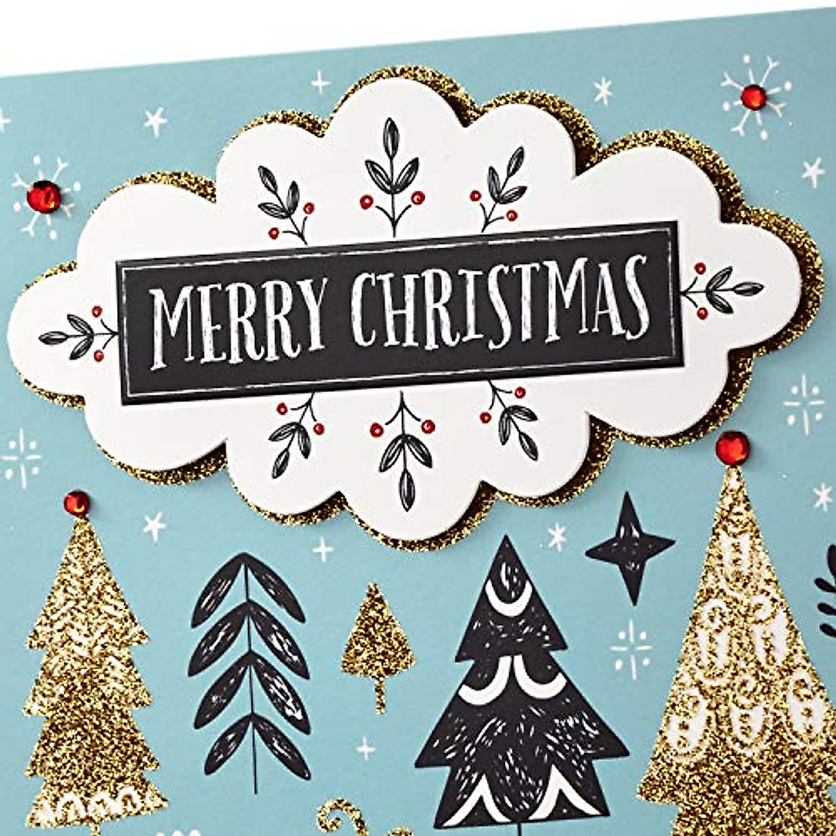 Hallmark Boxed Handmade Christmas Cards Assortment (Set of 24 Special Holiday Greeting Cards and Envelopes) (1XPX5156)