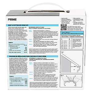 Prime Wire & Cable RHC600W120 Roof & Gutter De-Icing Kit Roof Heating Cable