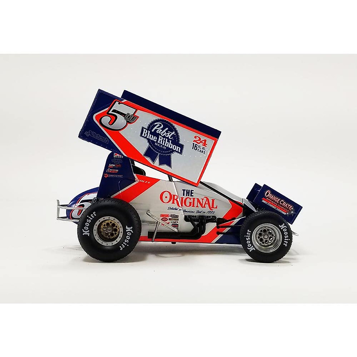 Winged Sprint Car #5W Lucas Wolfe Allebach Racing World of Outlaws (2022) 1/18 Diecast Model Car by Acme A1822006