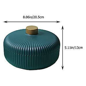 Luxshiny Box Light Luxury Fruit Plate Candy Container Snack Holder Dried Fruit Container Candy Storage Case Nut Dried Fruit Plate Dinner Plate Divider Household Products Pp