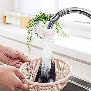 3 Pack Kitchen Faucet Water Filter Anti Splash Shower Tap Water Spray Water Saver 360 Rotating Telescopic Water-Saving Nozzle Filter Faucet for Kitchen Bathroom -Fits Standard Faucets