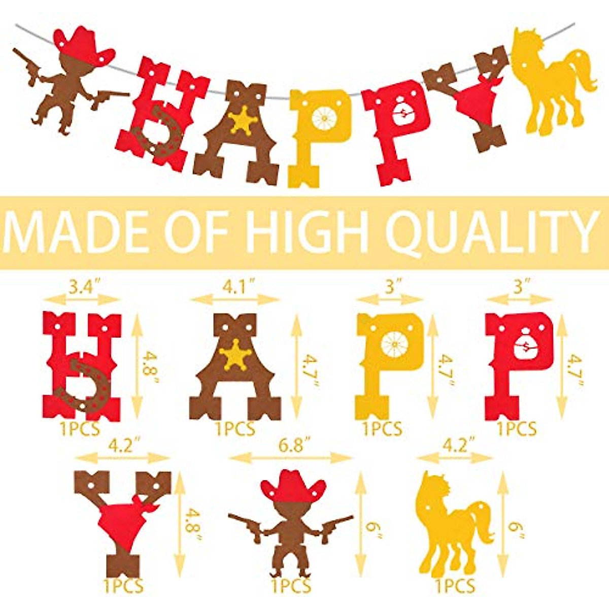 Cowboy Theme Birthday Party Supplies for Boys Banners, Cowboy Birthday Decorations, Pink Cowboy Party Supplies, Cowboy Theme Birthday Banners, Cowboy Birthday Party Supplies Favors, Boots Horses Horse