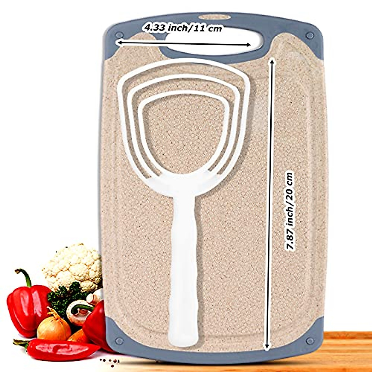2 Pieces Meat Scraper Bone Dust Scraper Bone Scraper，Professional Square Polyethylene Bone Dust Scraper, Kitchen Catering Kitchenware Square Bone Fish Scales Dust Remover (White)