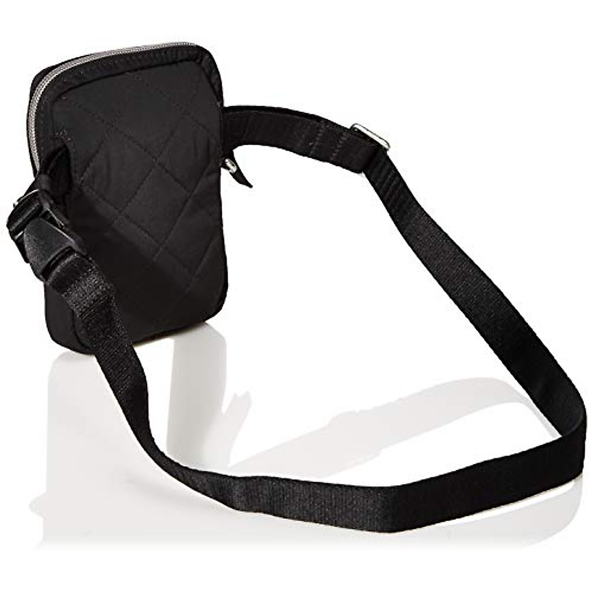 Vera Bradley Women's Performance Twill Small Convertible Crossbody Purse With RFID Protection, Black, One Size