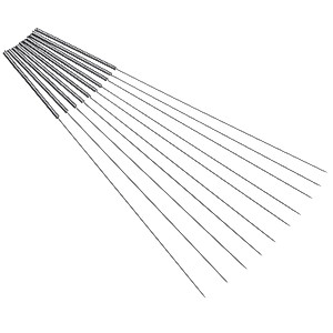 HESTYA 3D Printer Nozzle Cleaning Kit 0.4mm Stainless Steel Nozzle Cleaning Tool Kit 3D Printer Cleaning Needles, Drill Bits for 3D Printer Accessory, 10 Pack
