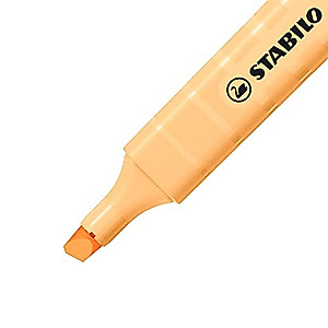 Highlighter - STABILO swing cool Pastel - Pack of 10 - Pale Orange