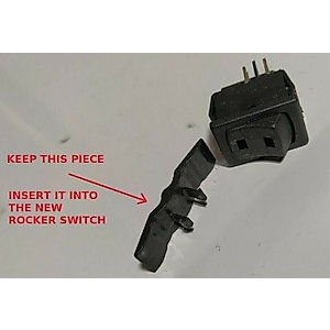 Replacement On Off Switch for Shop Vac with Oversized ON/Off Push Button