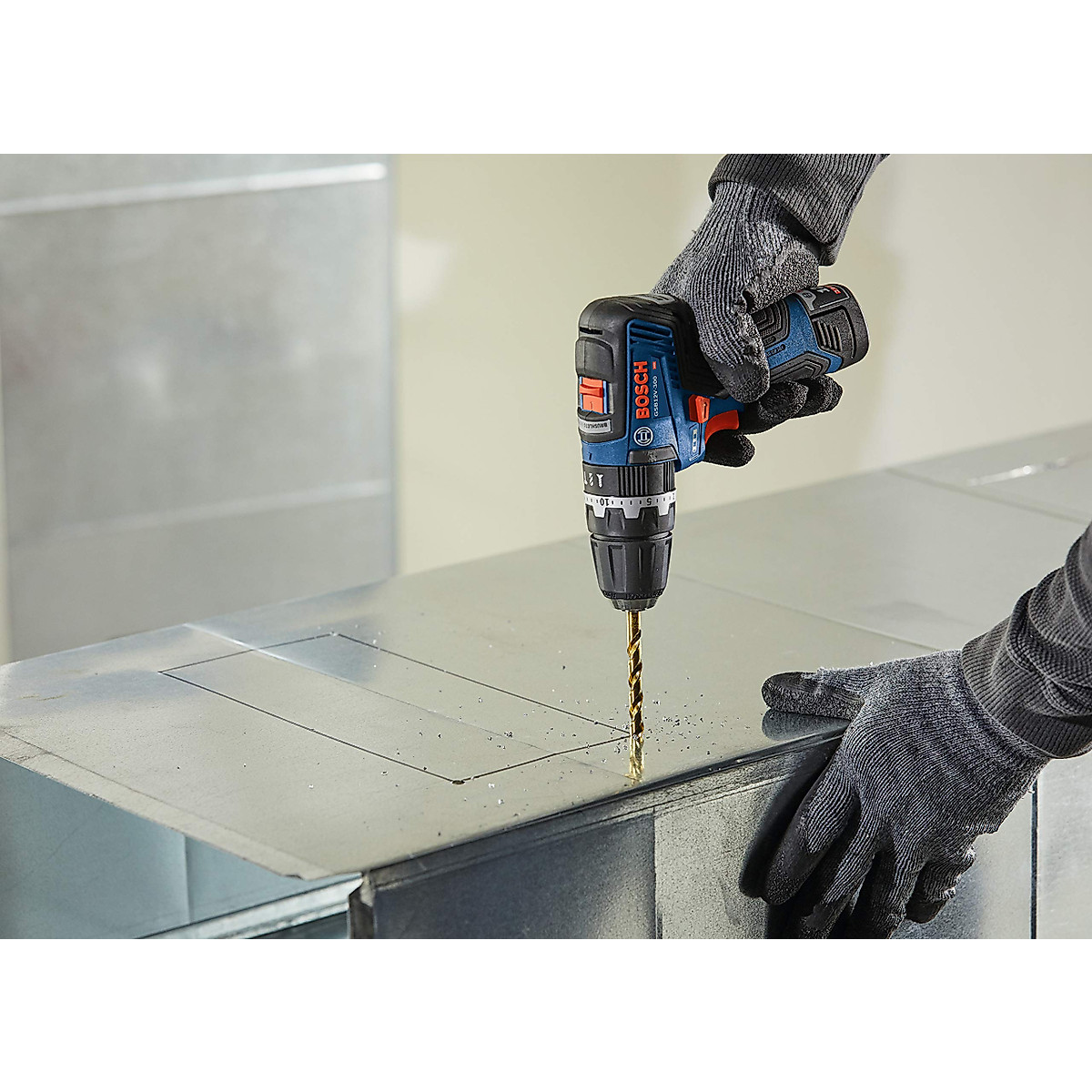 Bosch GSB12V-300N 12V Max Brushless 3/8 In. Hammer Drill/Driver (Bare Tool)