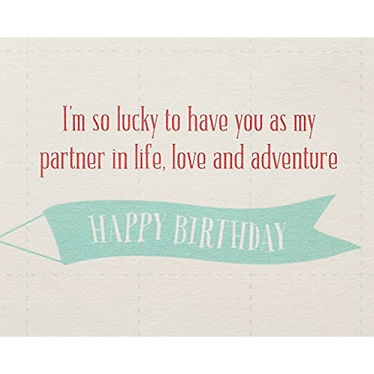 Papyrus Birthday Card for Husband (Partner in Life)