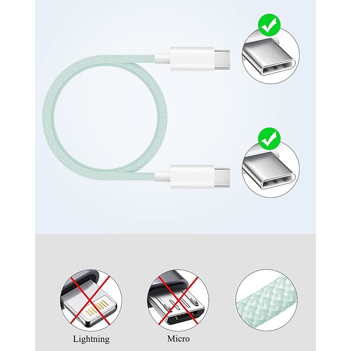 iPhone 15 Charger, 20W USB C Charger with 6.6ft USB C to C Fast Charging Cable for iPhone 15 Pro/15 Pro Max/15 Plus, iPad Pro 13/12/11 inch, iPad Air 6/5/4, iPad 10th Generation, iPad Mini 6