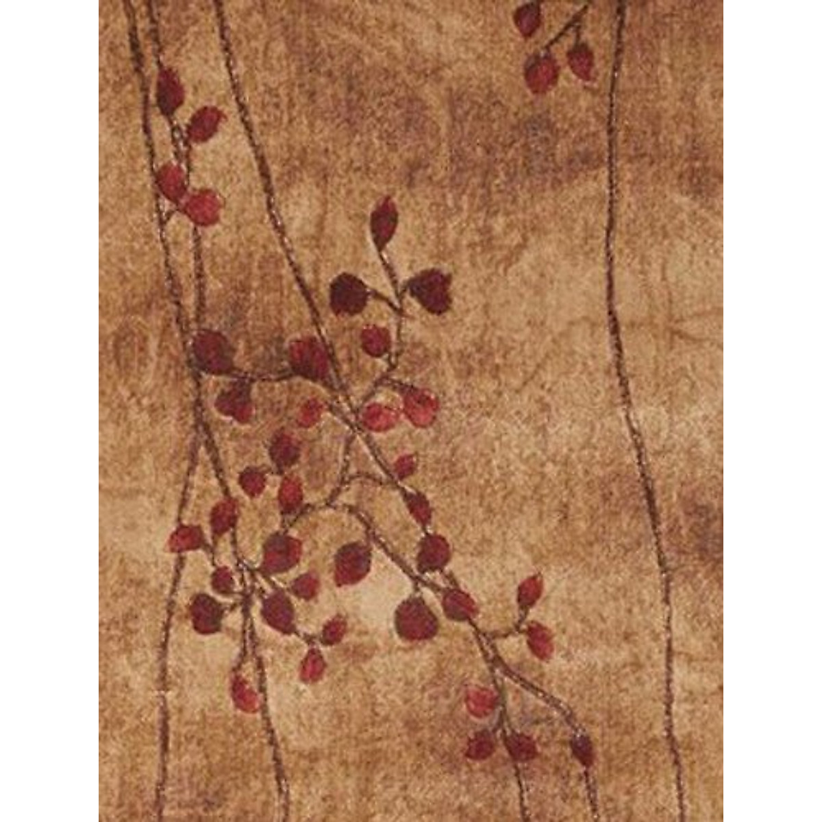 Nourison Somerset Rustic Latte 5'3" x 7'5" Area-Rug, Easy-Cleaning, Non Shedding, Bed Room, Living Room, Dining Room, Kitchen (5x7)