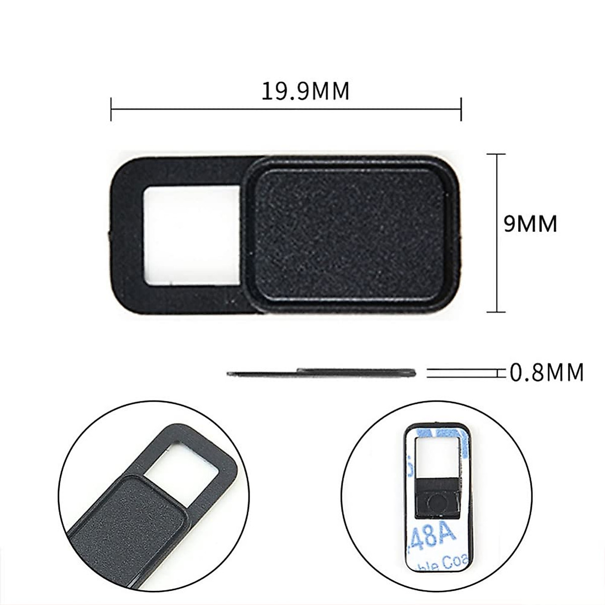 Tofficu 9pcs Camera Cover Computer Accessories Intelligent Protector