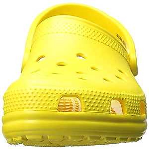 Crocs Unisex-Adult Classic Clogs (Best Sellers), Lemon, 6 Men/8 Women