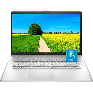 HP 2022 Newest 17z Laptop, 17.3'' HD+ Touchscreen, AMD Ryzen 3 5300U Processor, 8GB DDR4 RAM, 512GB PCIe NVMe SSD, HDMI, USB Type-C, Wi-Fi 5, Bluetooth, Windows 11 Home, Silver
